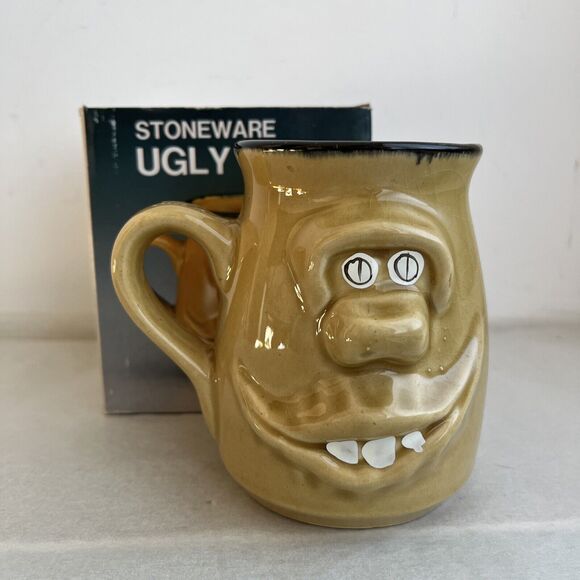 Friendly Home Parties | Dining | Ugly Mug Pottery Funny Face New In Box ...